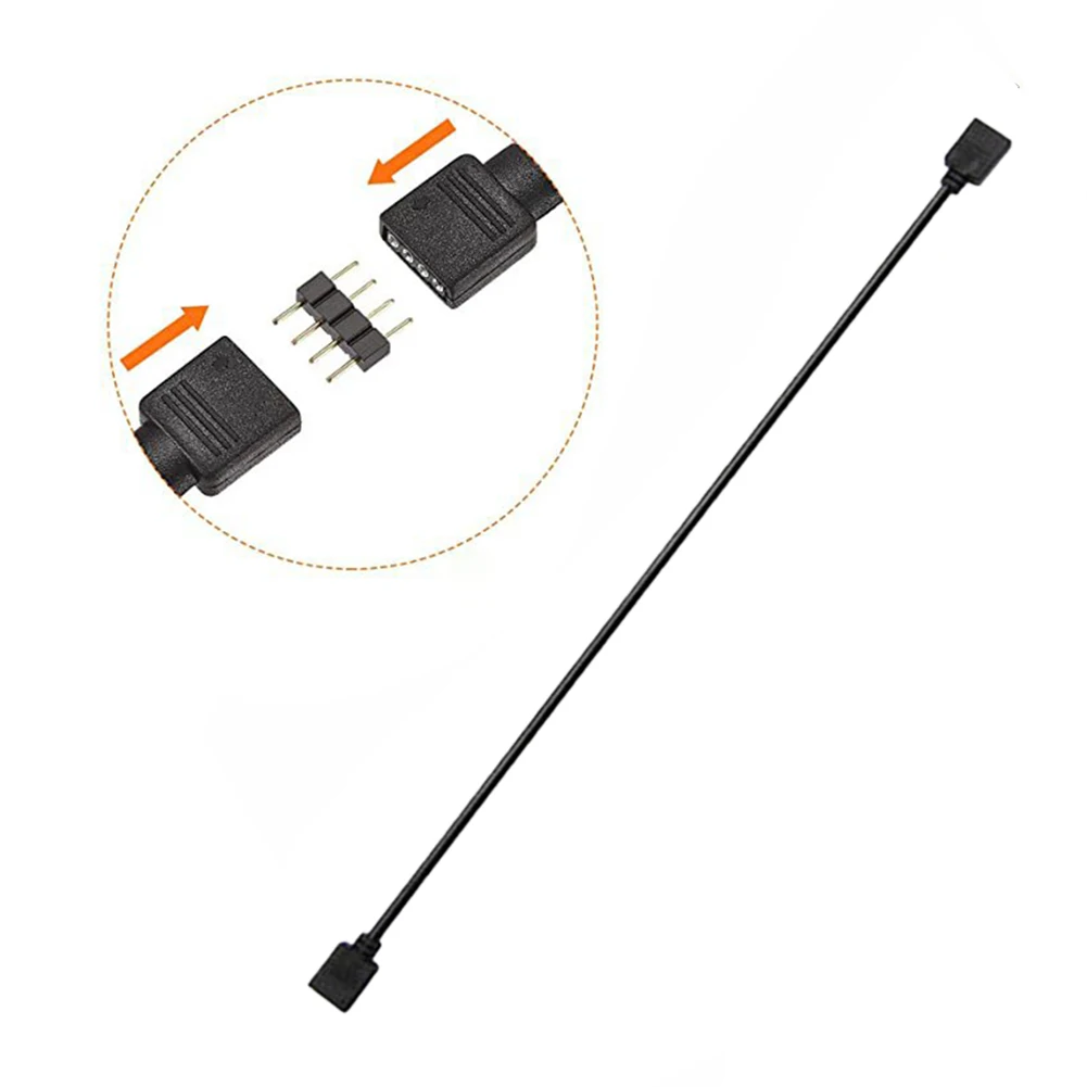 5V 3 Pin Computer Motherboard Extension Cable 12V 4Pin RGB / 5V 3Pin ...