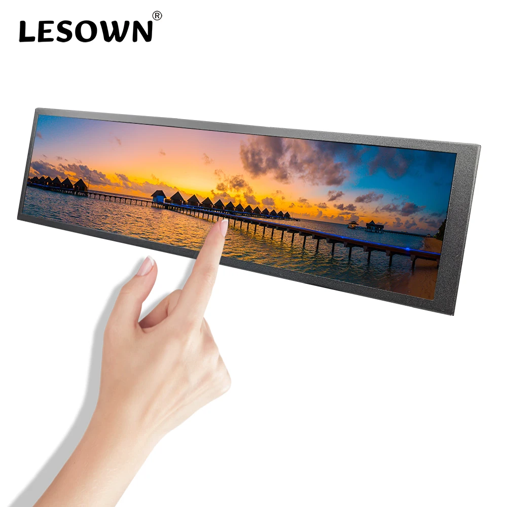 LESOWN-Touchscreen-Long-Wide-Monitor-8-8-inch-1920x480-IPS-HDMI-mini ...