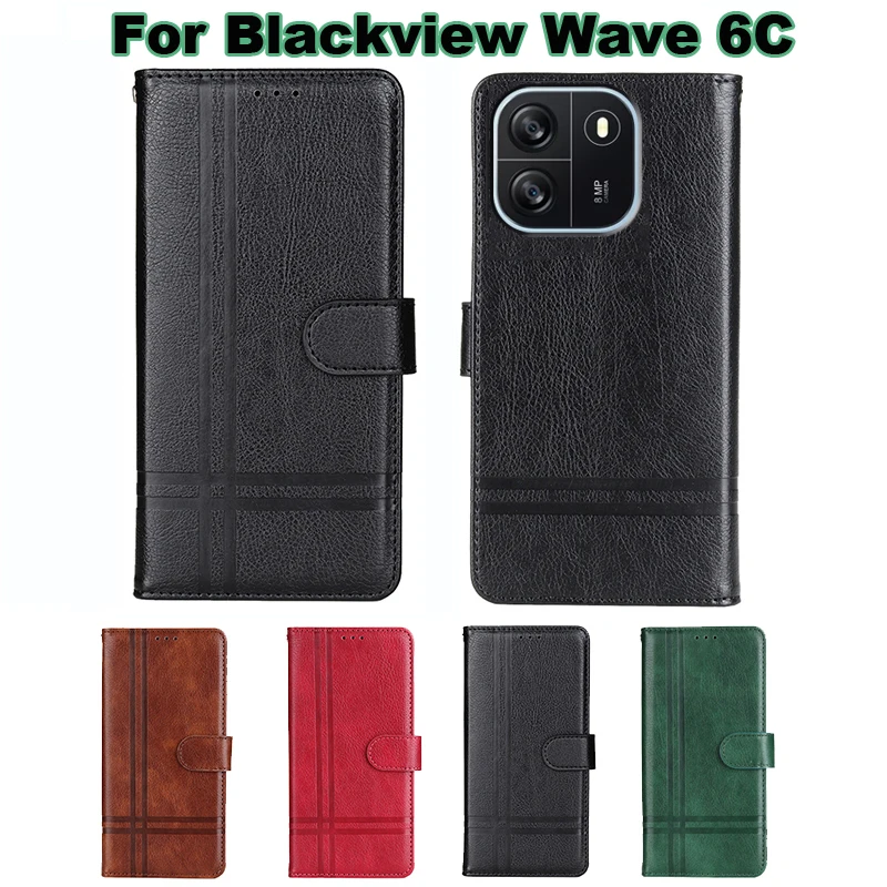 Blackview-Wave-6C-Case-Original-Leather-Capa-Wallet-Funda-Flip-Phone ...