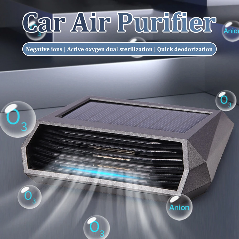 Solar-Car-Air-Purifier-Oxygen-Cleaner-Ozone-Generator-Air-Purifier-HEPA ...