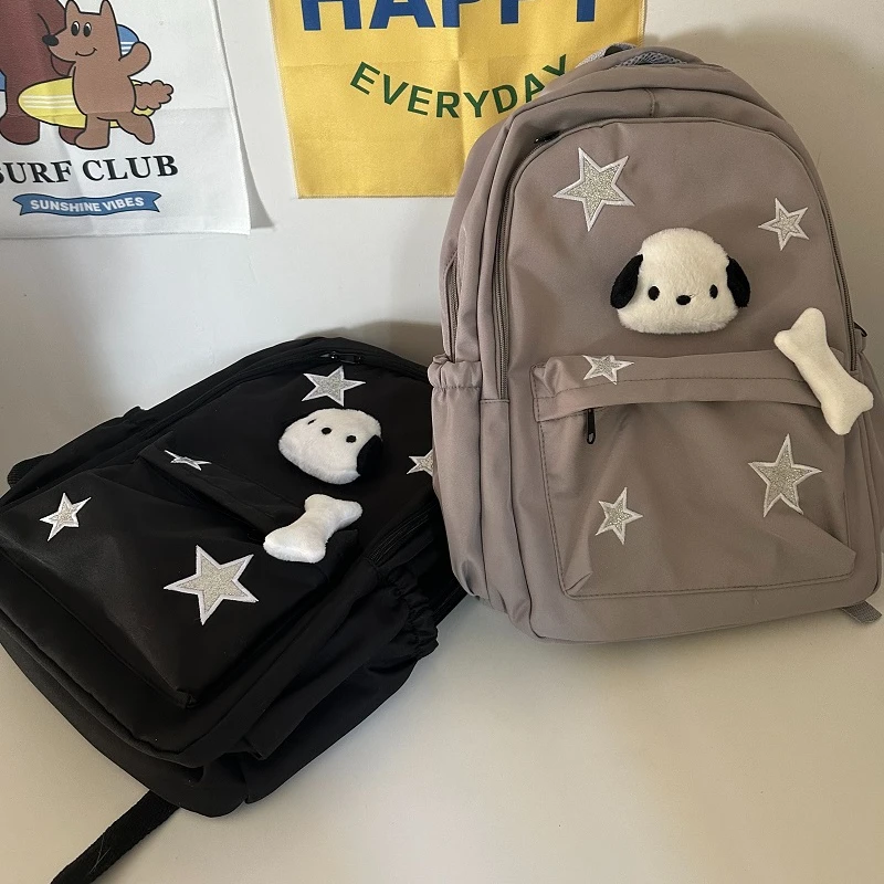 Kawaii-Sanrio-Pochacco-Backpacks-Girls-Casual-Backpack-Large-Capacity ...