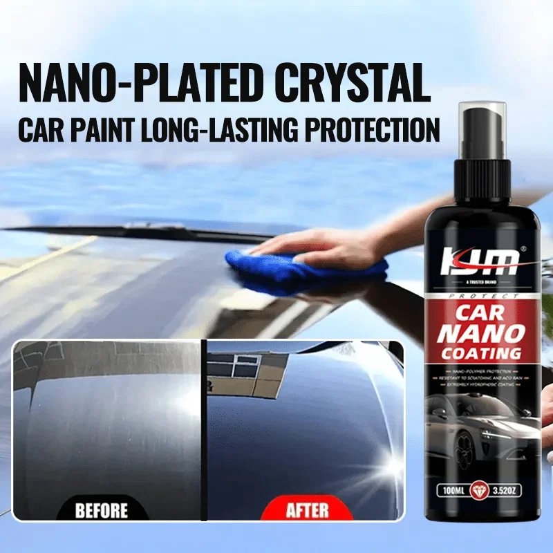 Nano Car Paint Protector Spray - Super Hydrophobic Crystal Coating for ...