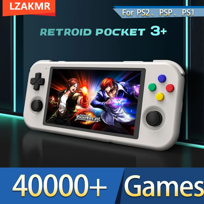 NEW Handheld Retroid Pocket 3 PLUS Game Console 4500mAh Android 11 4.7 ...
