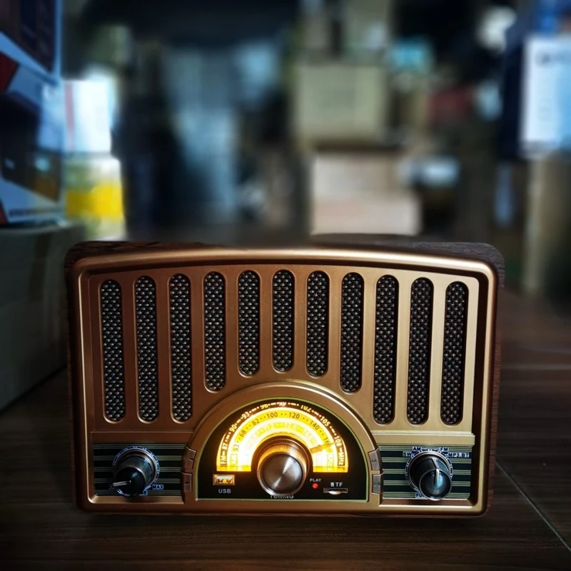 R-1928BT-Retro-Portable-Rechargeable-Multi-Band-Radio-Speakers-with ...