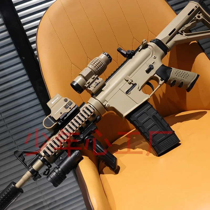 M416 전기 연속 머리 부드러운 총알 총, 어린이 장난감 총, 소년 기관총, Sima M4 Jinming CS 소품 모델 ...