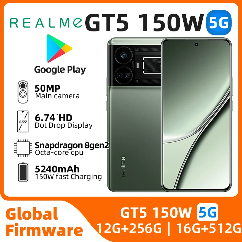 Global-Rom-Original-Realme-GT5-Snapdragon-8Gen2-5240-mAh-IMX890-OIS ...