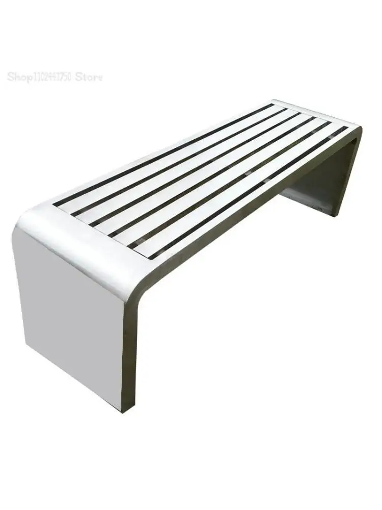 Bench Stainless Steel Bench Stool Outdoor Rest Sitting Stool Dressing ...