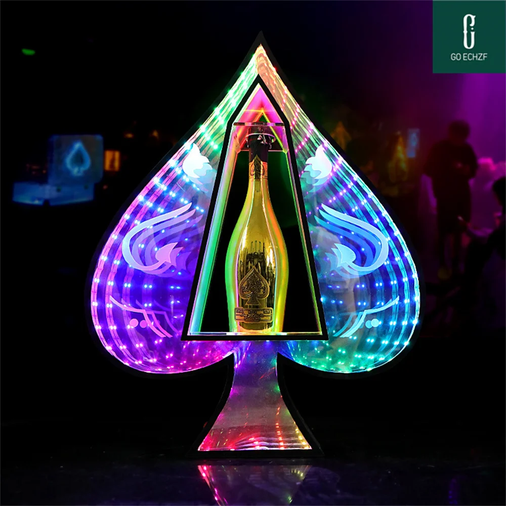 Champagne-Cage-Display-VIP-Acrylic-Bottle-Presenter-for-Night-Club ...