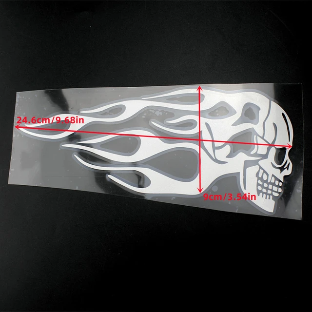 Gas Tank Flames Skulls