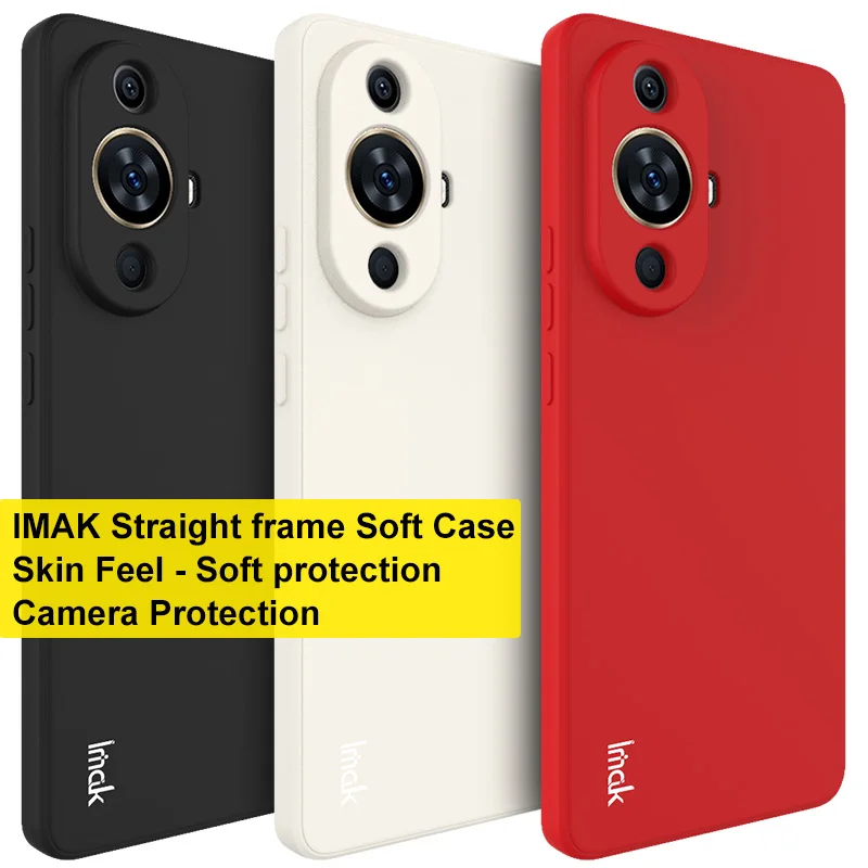 IMAK Slim Soft TPU Case For Huawei Nova 12S Straight Frame Phone Cover ...