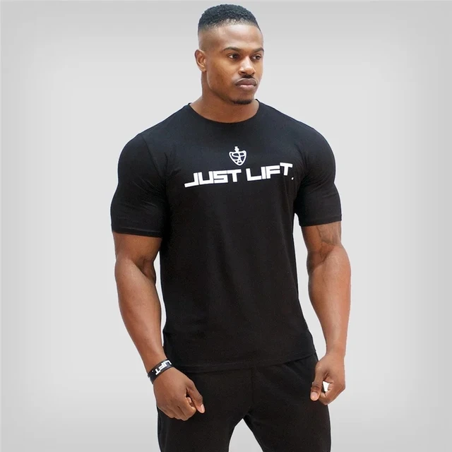 Just Lift Gym & Bodybuilding T Shirt Men - Men's Fitness Apparel, Men's Sports & Fitness T ...