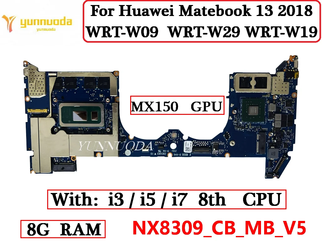 NX8309-For-Huawei-Matebook-13-2018-WRT-W09-WRT-W29-WRT-W19-Laptop ...