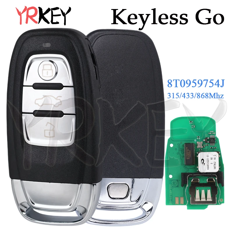 Smart Car Key for Audi A4 A5 Q5 A6L A7 S6 FCCID 754J 754D/H/F/C/B ...