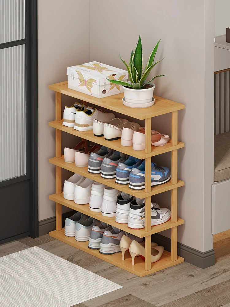 Entry-level-Shoe-Rack-for-Home-Indoor-Dormitory-Small-Bamboo-Storage ...