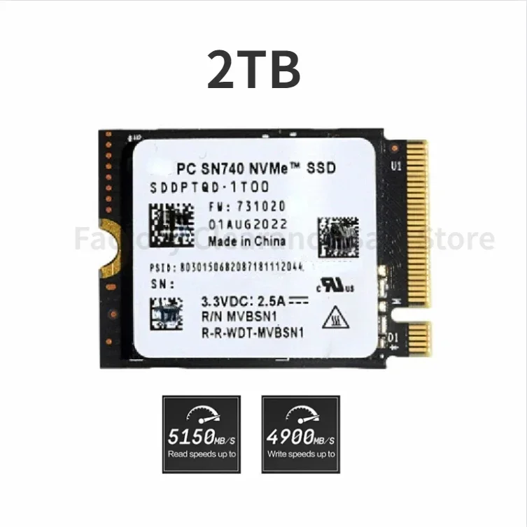 NUEVO SN740 4TB SN530 1TB 2TB 512GB M.2 SSD 2230 NVMe PCIe Gen 4x4 SSD ...