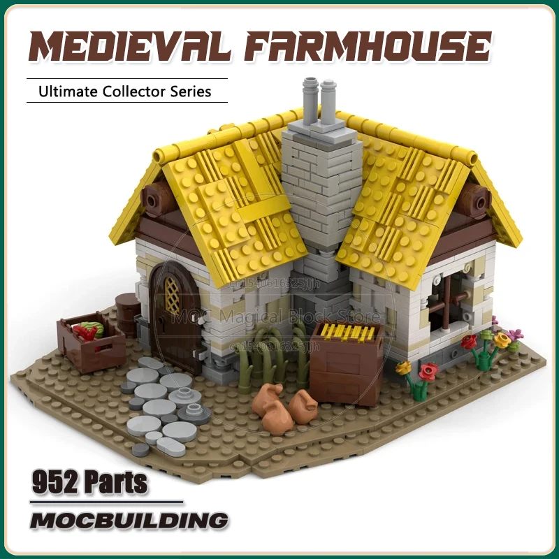 Medieval-Farmhouse-MOC-Building-Block-Castle-Modularity-DIY-Assembly ...