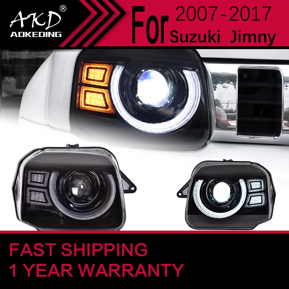 Car-Lights-for-Suzuki-Jimny-LED-Headlight-2007-2017-Jimny-Head-Lamp-Drl ...