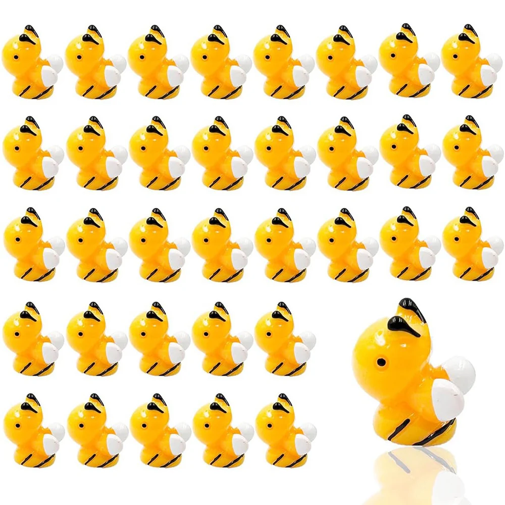 50Pcs-Miniature-Bees-Figurines-Tiny-Resin-Bee-for-DIY-Fairy-Garden ...