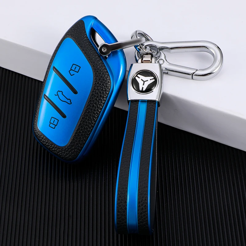 TPU-Leather-Car-Smart-Key-Cover-Case-Holder-Bag-Keychain-for-Roewe-RX5 ...