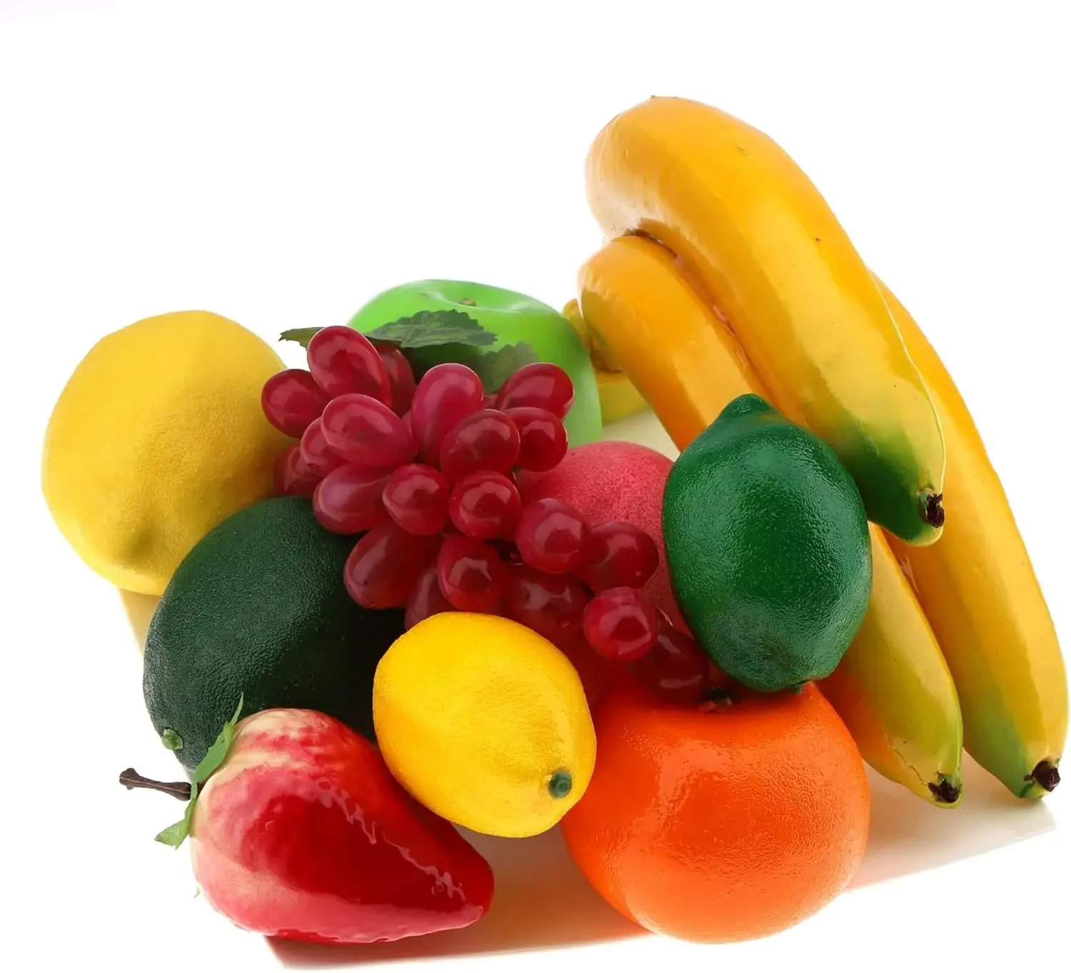 Frutas-artificiales-de-decoraci-n-para-el-hogar-pl-tano-falso-lim-n ...