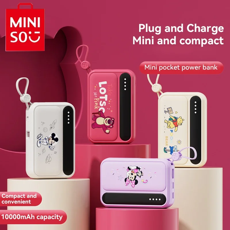 Miniso-20000mAh-Mini-Portable-Personalized-Cartoon-Pattern-Cable-High ...