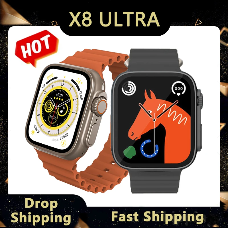 X8-Ultra-Smart-Watch-Wireless-Charging-NFC-Bluetooth-Call-Waterproof ...
