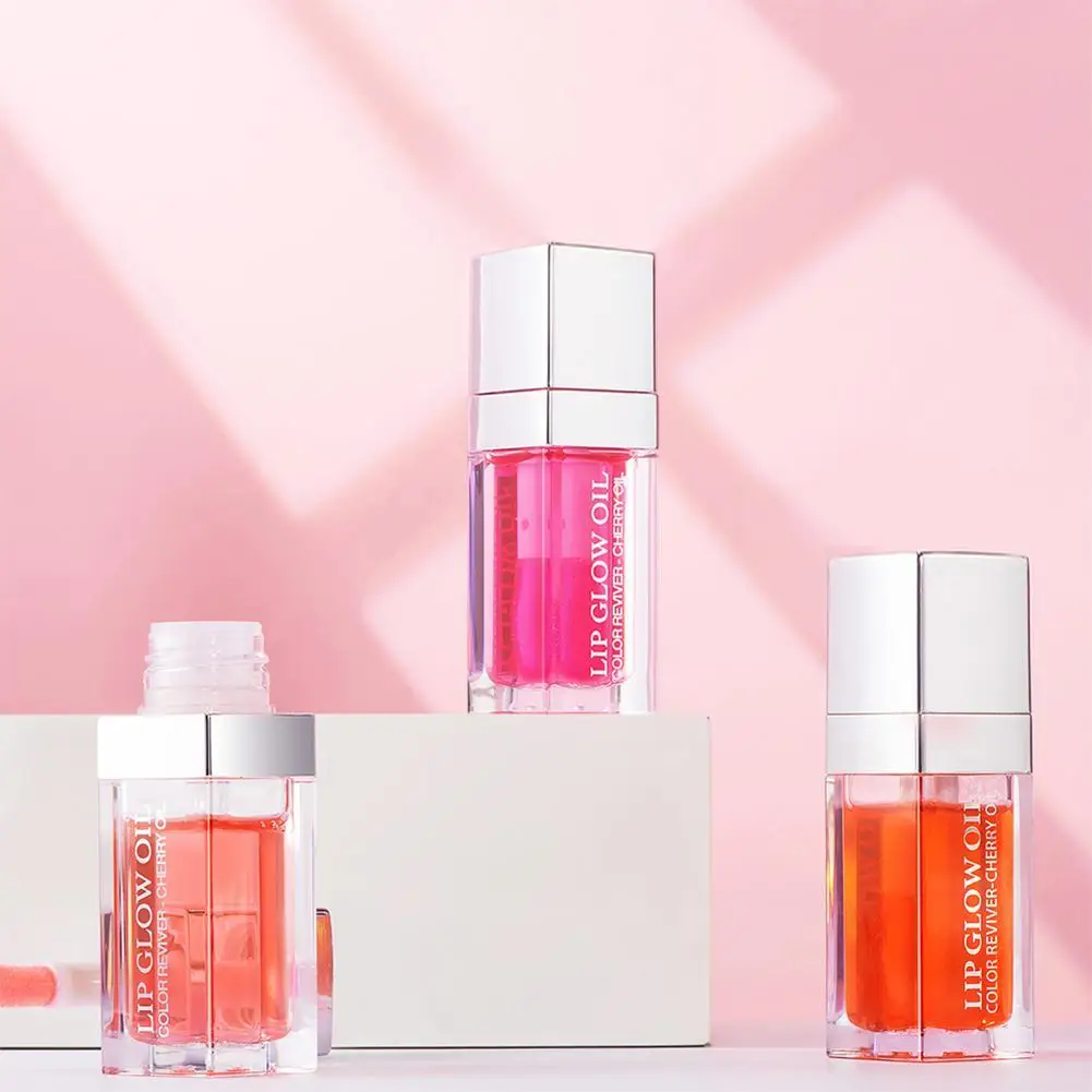 New Lip Oil Plumping Clear Crystal Jelly Moisturizing Lip Gloss Sexy ...