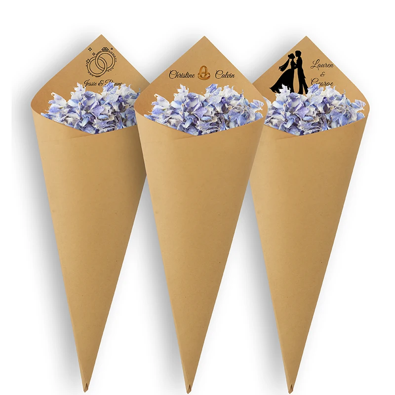 Conos De Confeti Biodegradables