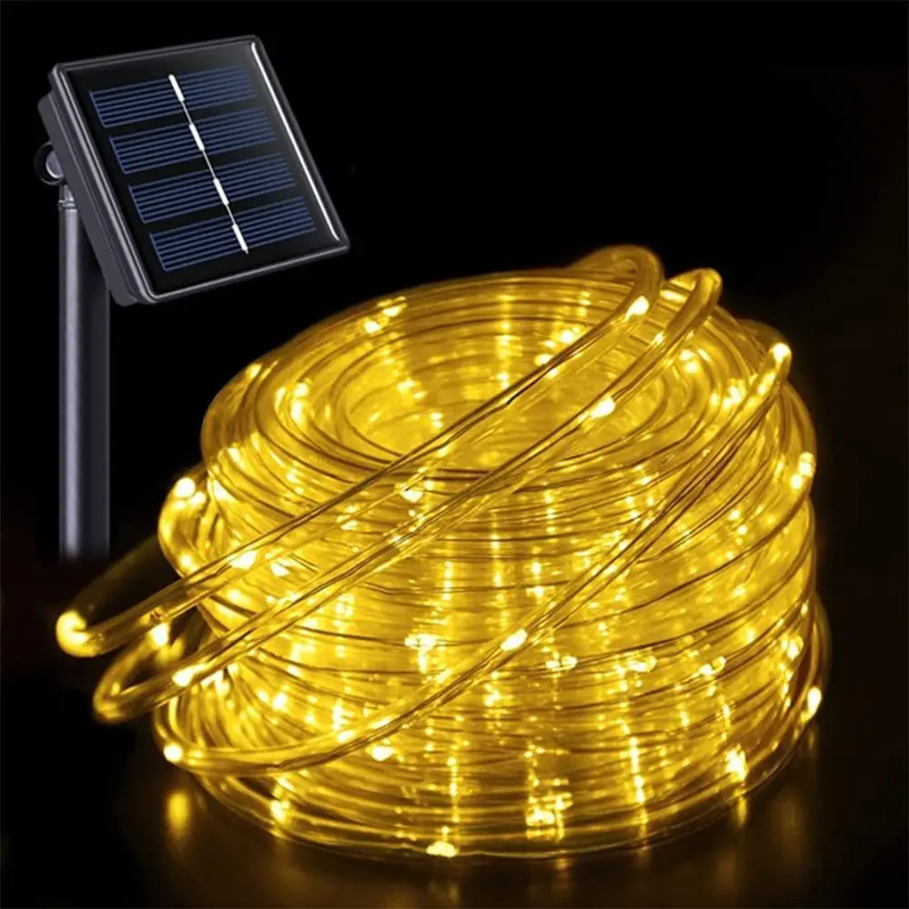 Solar String Lights LED 10M 100 LEDs 8 Modes Solar String Lights ...