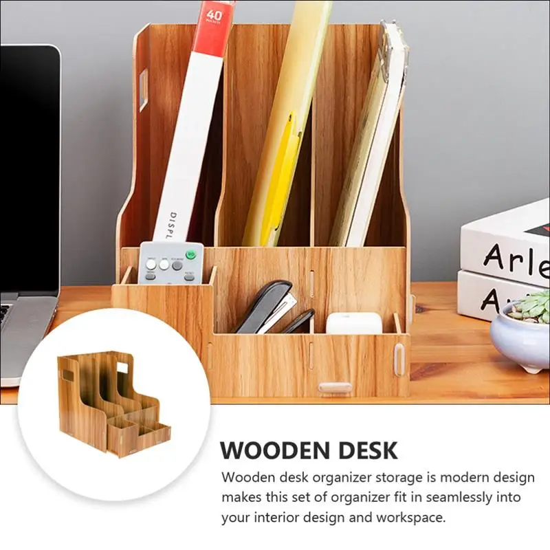 데스크탑 A4 수납함 정리 보관함, 메일 A4 수납 공간 펜, 사무실 종이, 편지 분류 트레이 박스, 문서 잡지 ...