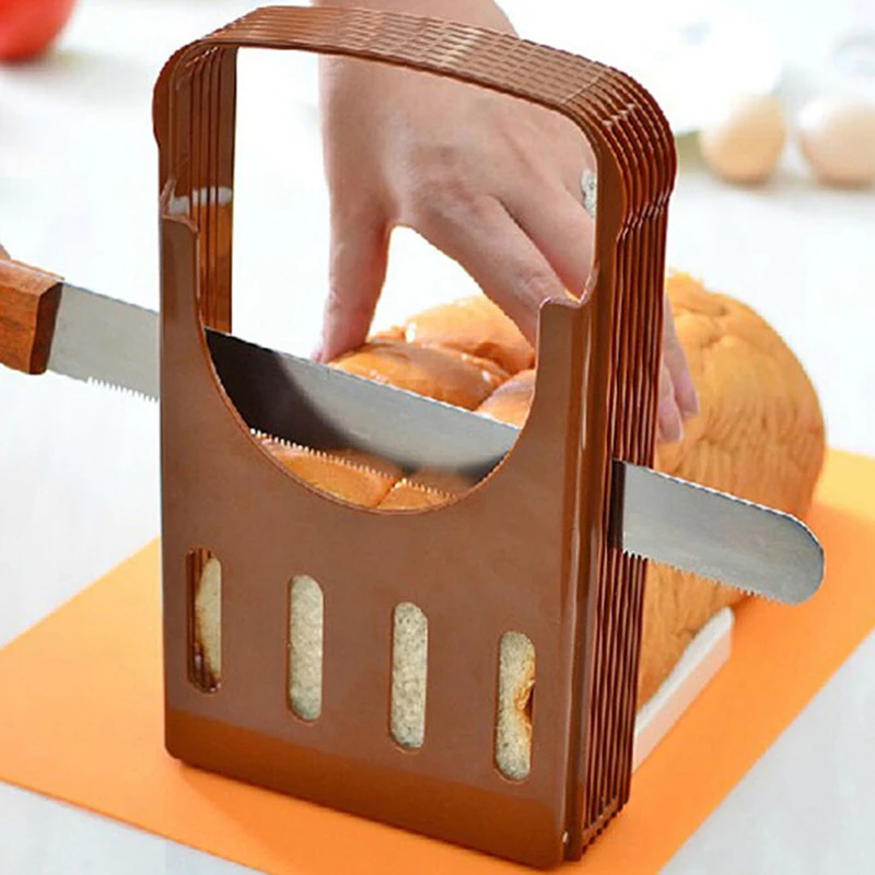 Toast-Bread-Slicer-Stand-Plastic-Bakeware-Slicing-Tool-Loaf-Cutter-Rack ...