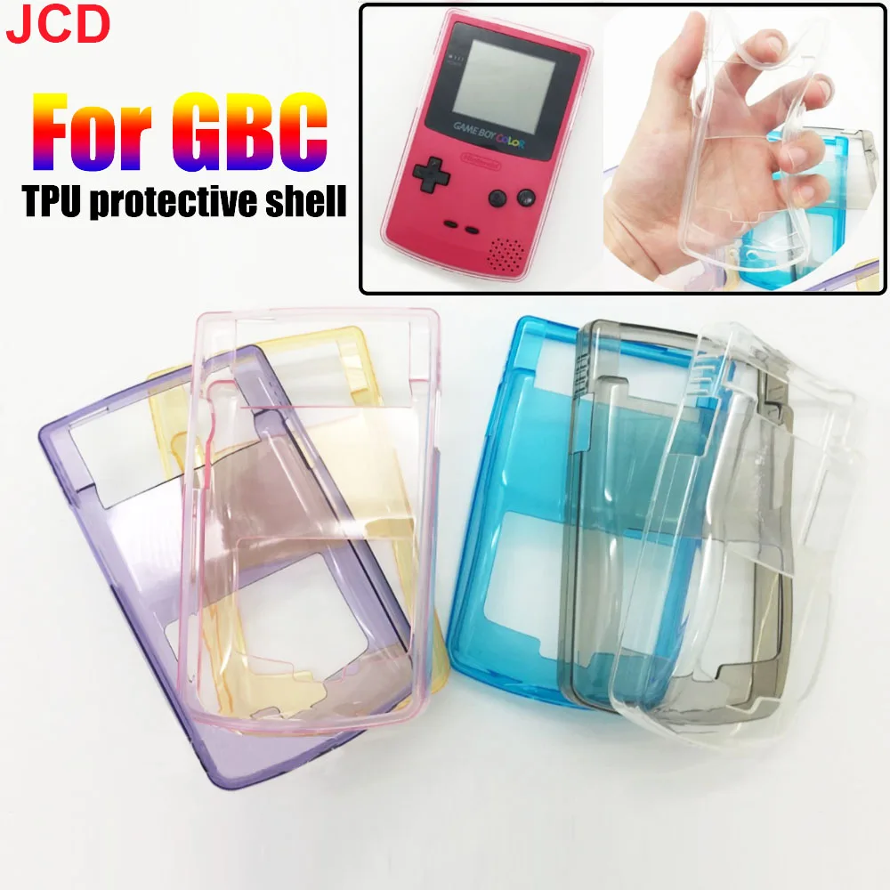 JCD-1pcs-Transparent-TPU-Gamepad-Protective-Case-For-GBC-Console-Shell ...