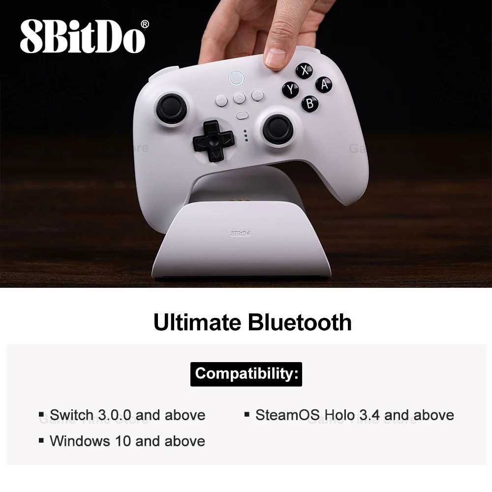 8BitDo - Ultimate Wireless Bluetooth Gaming Controller with Charging ...