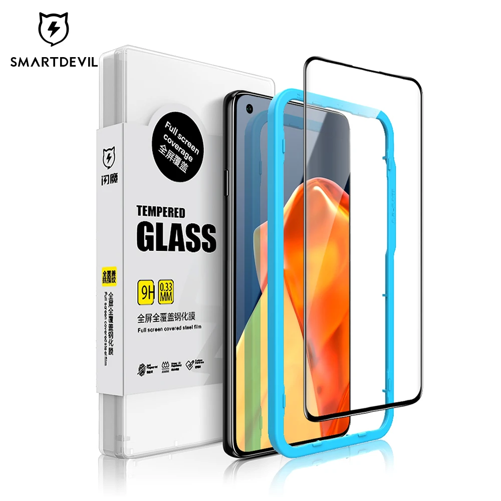 SmartDevil Tempered Glass for One Plus 9RT 8T 9 9R Screen Protector ...