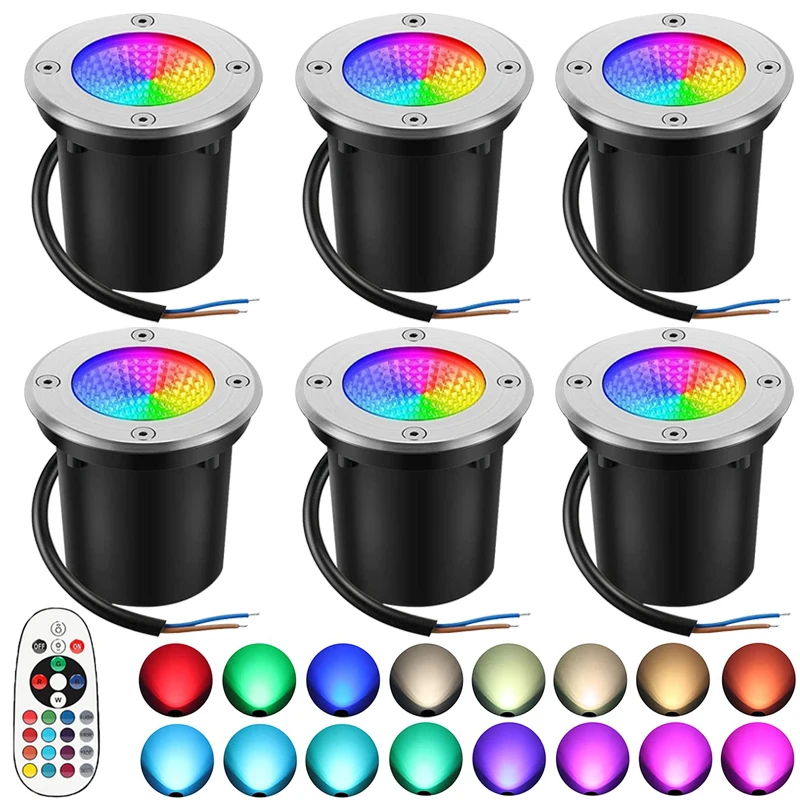 Spot-Lumineux-LED-RGB-Intensit-R-glable-avec-T-l-commande-clairage-d ...