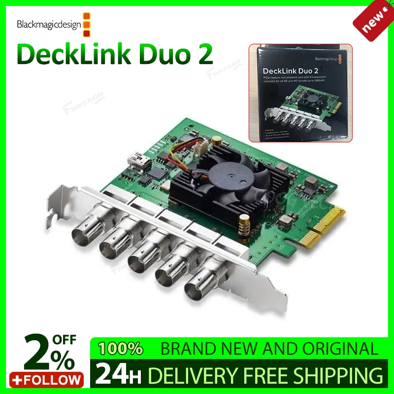 Blackmagic-Design-DeckLink-Duo-2-PCI-E-interfaz-1080p-4-4-4-por-Single ...