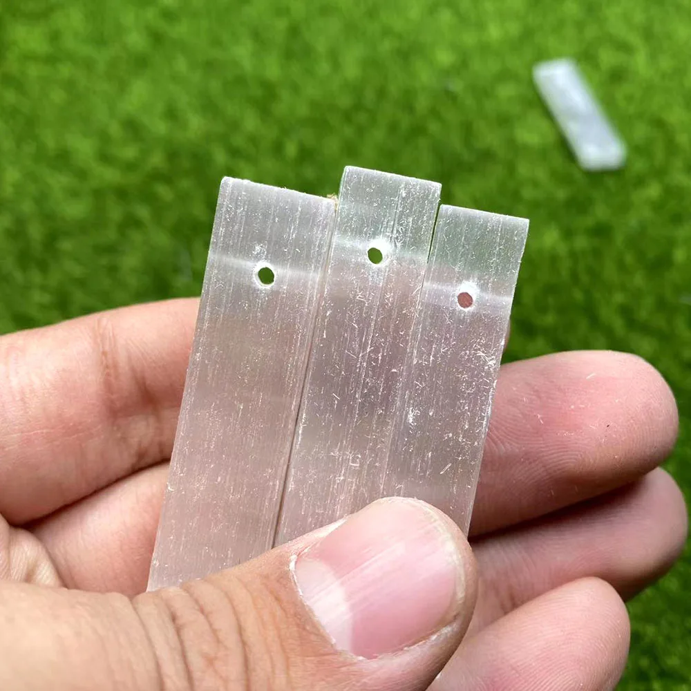 Selenite-White-Gypsum-Sticks-Healing-Reiki-Gemstone-with-Hole-For ...