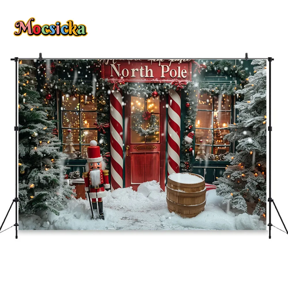 Christmas Cardboard Cutout Printable North Pole Sign Cardboard Make ...