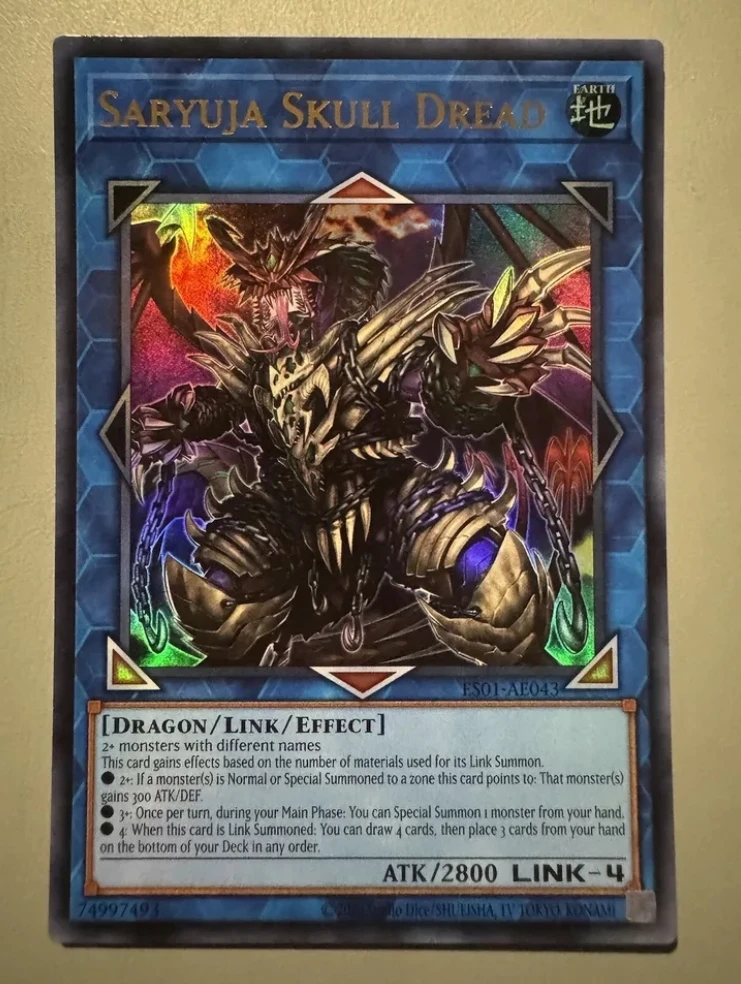 Yugioh-KONAMI-Duel-Monsters-ES01-AE043-Saryuja-Skull-Dread-Ultra-Rare ...