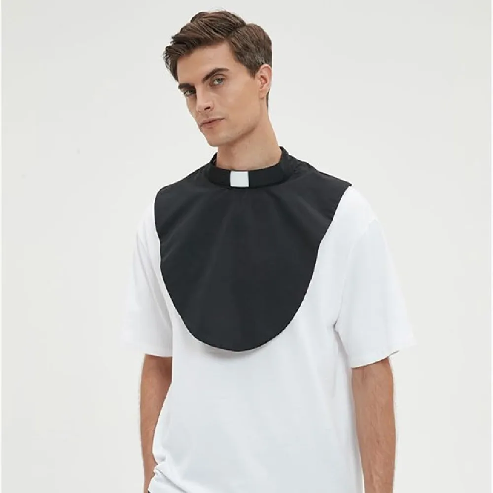 Catholic Clery BIB Collar Priest Collar Unisex Clergy Full Collar ...