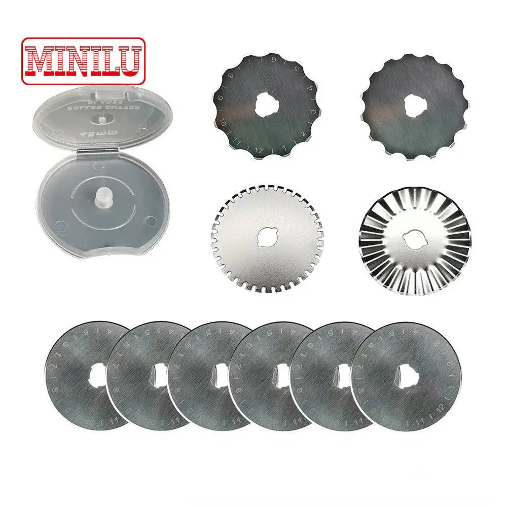 Rotary-Cutter-Round-Blades-45MM-SK5-Refilled-Blades-Rotary-Cutter-for ...