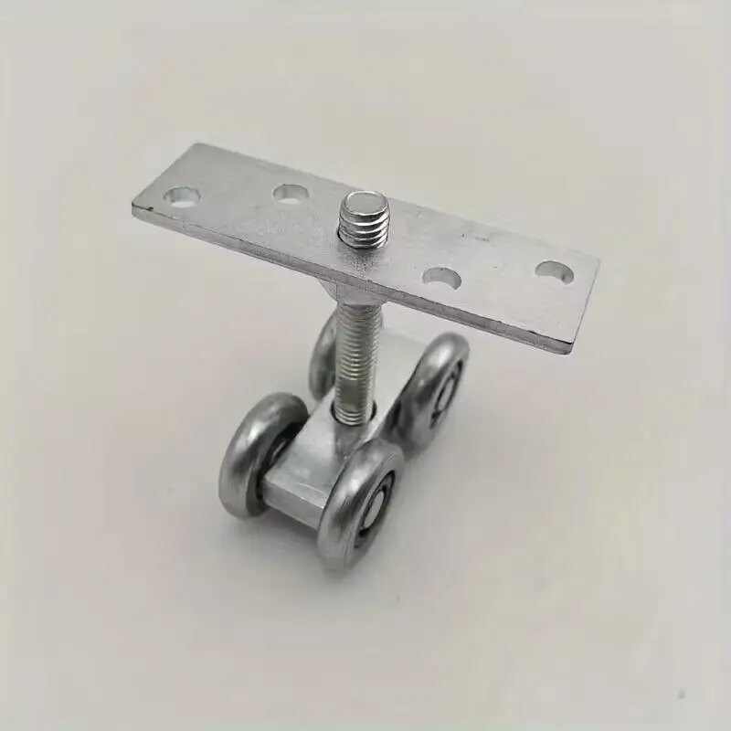 1pcs-Box-Rail-wheel-Double-4-Wheel-Rail-Hanging-Trolley-Hanger-for ...