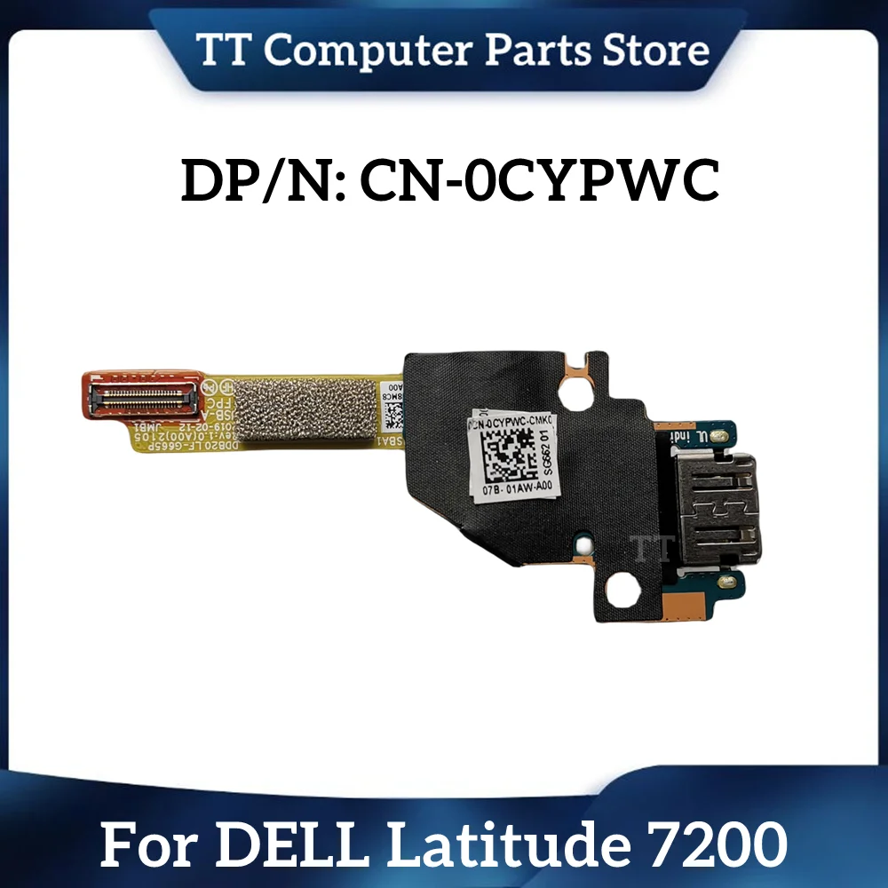 TT-New-Original-For-DELL-Latitude-7200-Laptop-USB-Board-With-Cable-LS ...