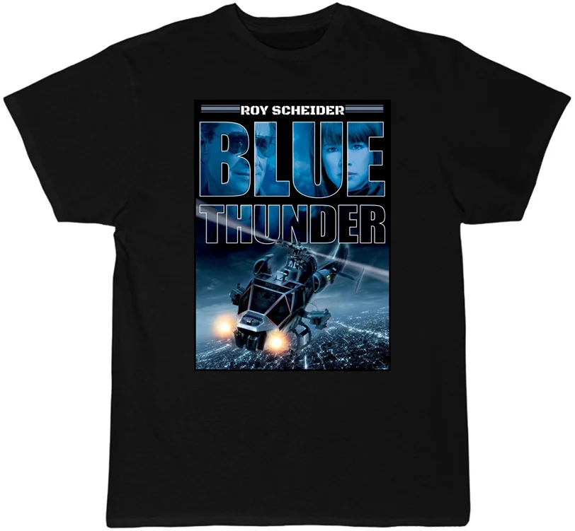 Blue-Thunder-T-Shirt-Roy-Scheider-80-s-Classic-Poster-Art-New-long-or ...