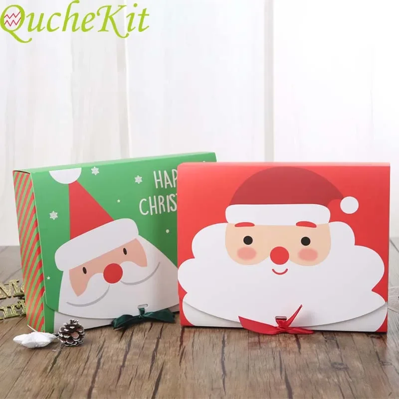 10pcs-Christmas-Favor-Candy-Box-Square-Santa-Claus-Gift-Box-Party ...