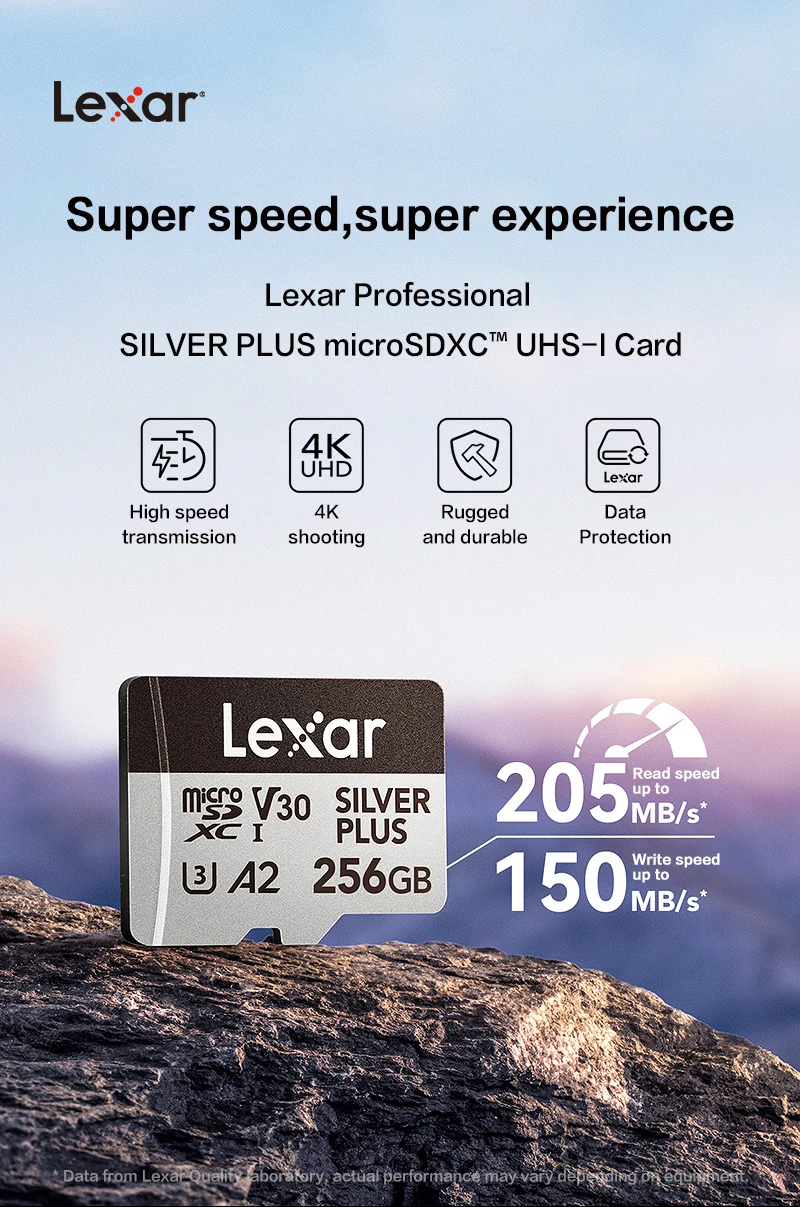 Lexar Micro SD карта памяти 1366X для DJI drones Nintendo Switch ...