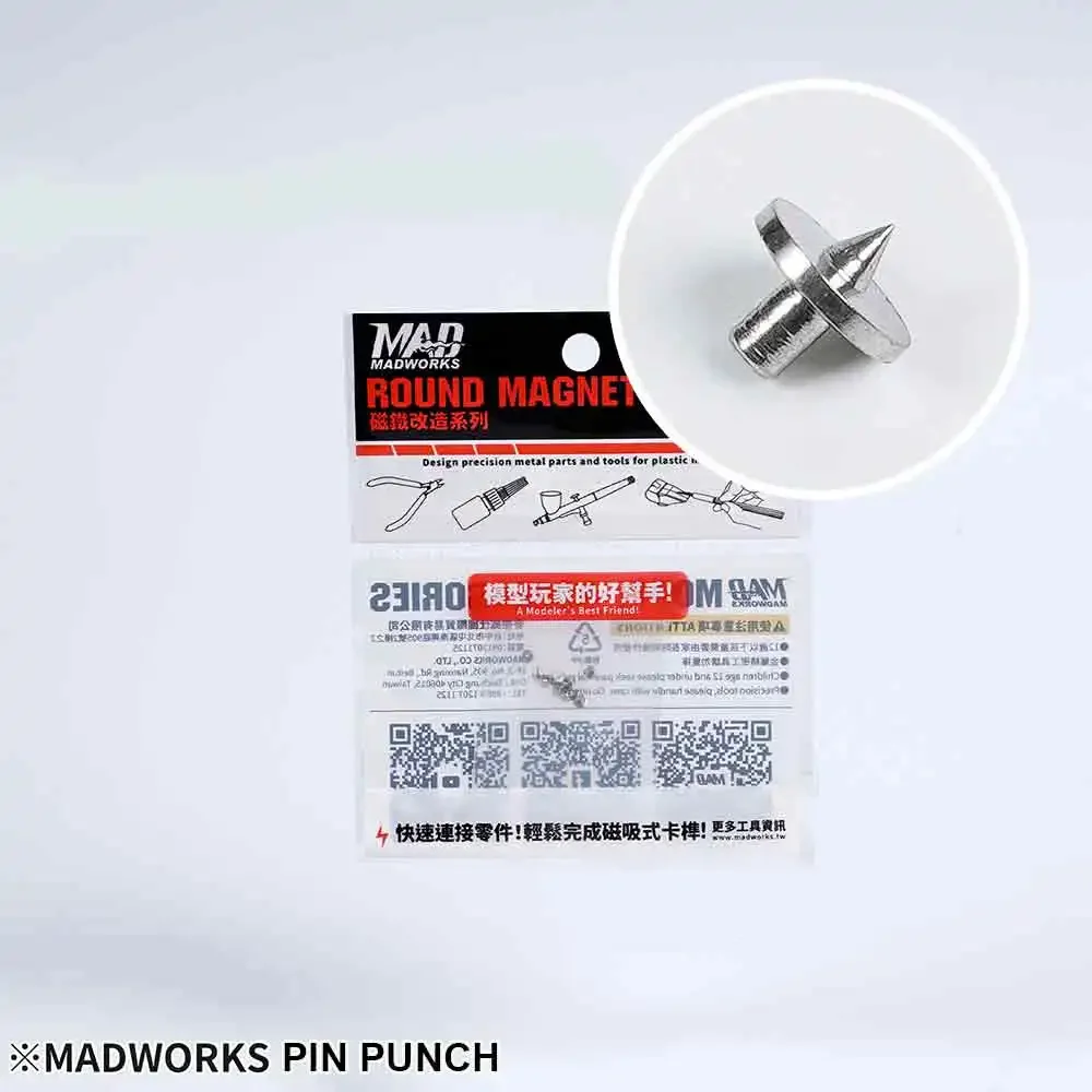 MADWORKS PP-02 10PCS/Pack Mini Pin Punch for ABS GK Plastic Model ...