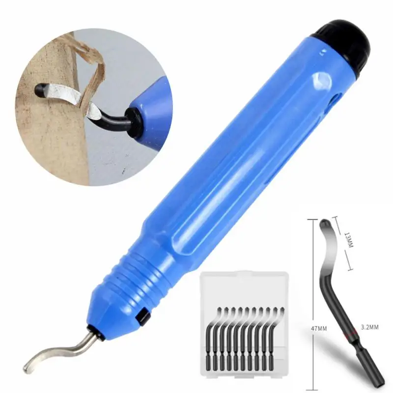 Handle-Burr-Metal-Repair-Deburring-Tool-Kit-Router-Bit-Rotary-Deburr ...