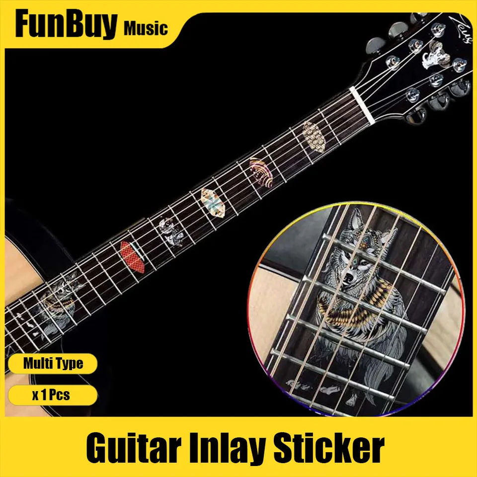 Acoustic Guitar Inlay Stickers