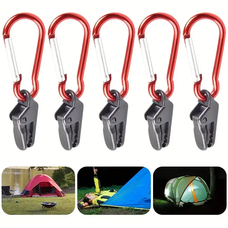 10PCS-Tarpaulin-Clip-Tent-Canopy-Clip-Buckle-Outdoor-Wind-Rope-Clamps ...